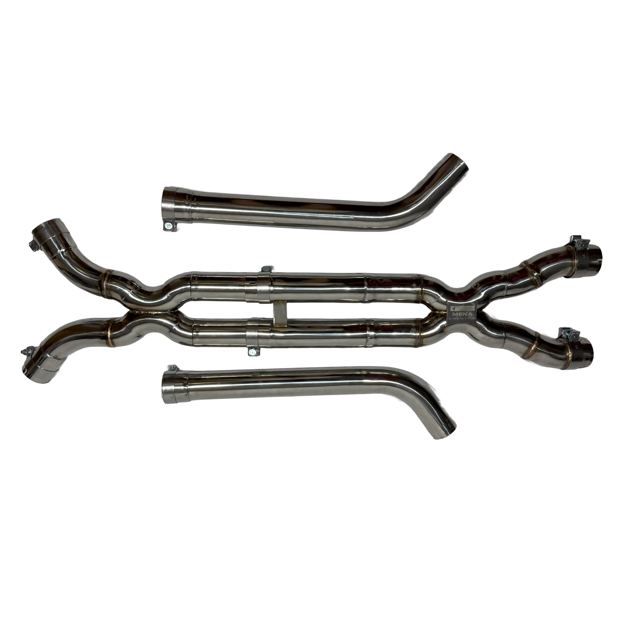 F90 M5 Double X-Pipe Mid-Section Exhaust – MEKA